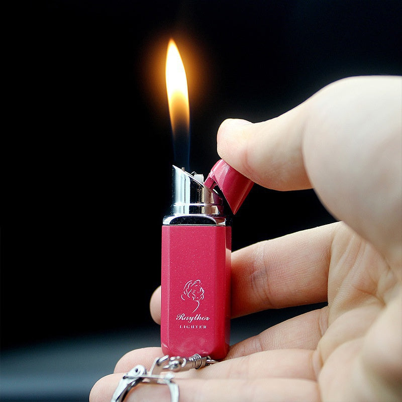 2022 Cigarette Lighter Keychain Lighter Creative Lighters Camping Ligh ...